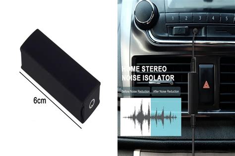 ET Ground Loop Isolator Ground Loop Noise Suppressor Portable Ground Loop Noise Isolator With