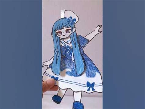 Búp Bê Bằng Giấy Cử Động Dễ Thương Quá Shorts Youtube