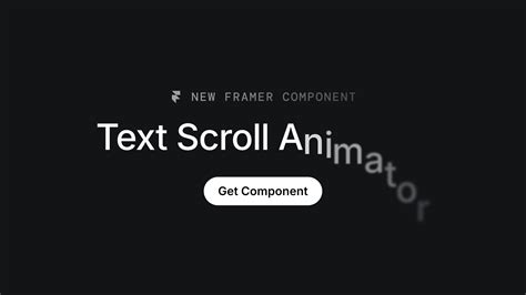 Text Scroll Animator By Framer University Text Scroll Animator By Framer University