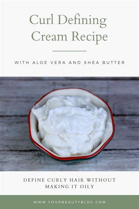 DIY Curl Defining Cream Recipe Moisturize And Define Curls Naturally Diy Curls Homemade