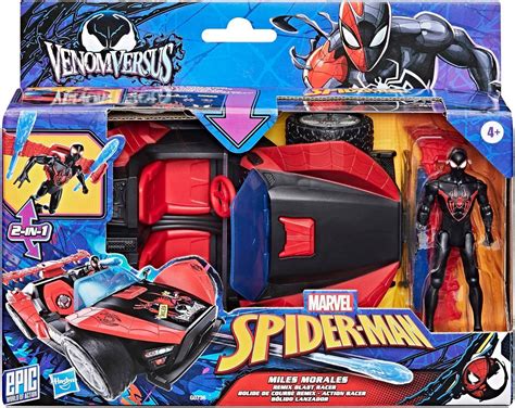 Hasbro Marvel Spider Man Venomversus Miles Morales Remix Blast Racer