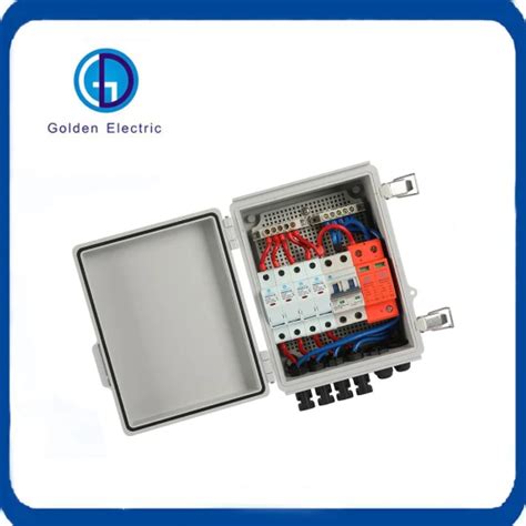 Ip65 123456 Ways String Dc Pv Combiner Box Solar Plastic Combiner