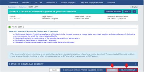 How To File Nil Gstr 1