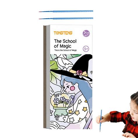 어린이용 포켓 컬러링 북 유아용 워터 페인팅 북 어린이용 컬러링 및 활동책 펜 포함 20 매 책 회화 용품