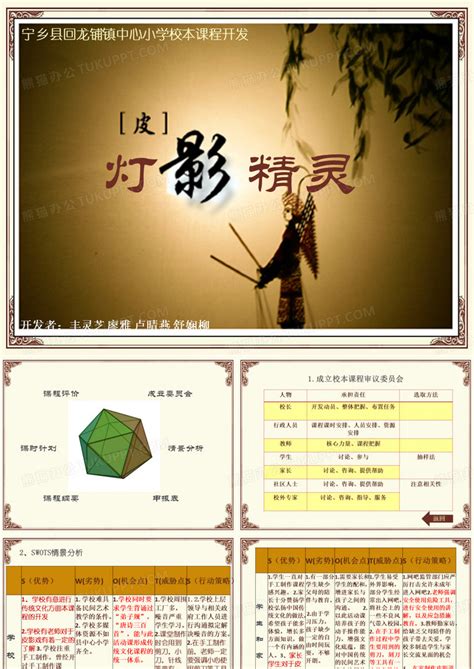 校本课程开发PPT模板下载 编号qzgpapzo 熊猫办公
