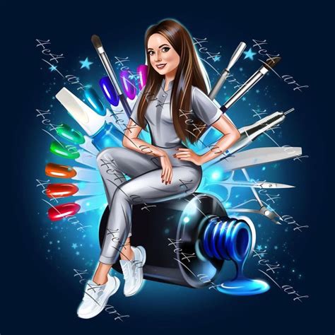 ⭐Рисую портреты⭐️ On Instagram “Новый портрет для мастера маникюра Очень понравился и