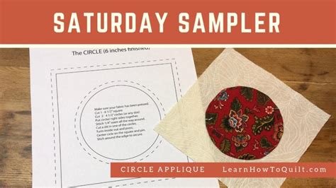 Sewing Circular Shapes Learn How To Quilt Com