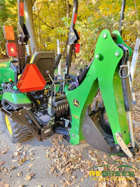 Sold 2016 John Deere 1025r Sub Compact Tractor Loader And Backhoe Regreen Equipment And Rental