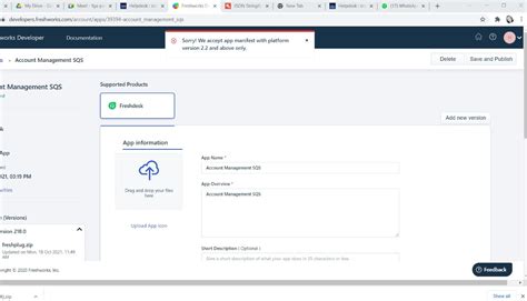 Unable To Upload My Code On Fresh Desk It Give Error Packing Failed Due To The Following Issue