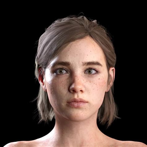 Artstation High Poly Ellie The Last Of Us