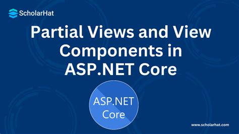 Partial Views And View Components In Aspnet Core