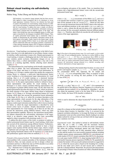 Pdf Robust Visual Tracking Via Self Similarity Learning