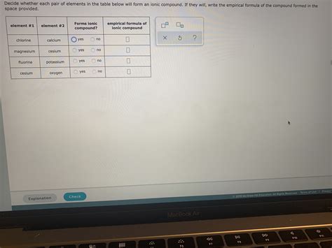 Answered Decide Whether Each Pair Of Elements In Bartleby
