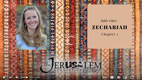 Bible Fiber Zechariah 1 Shelley Neese