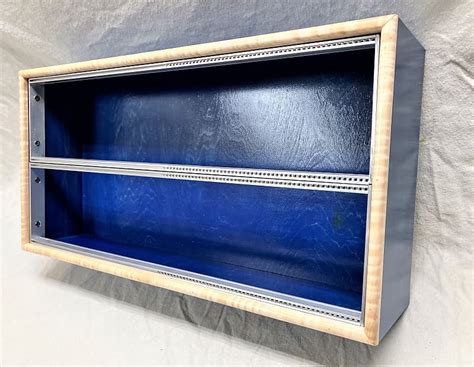 Custom Modular Synth Case 12 Birch Ply Blue Reverb