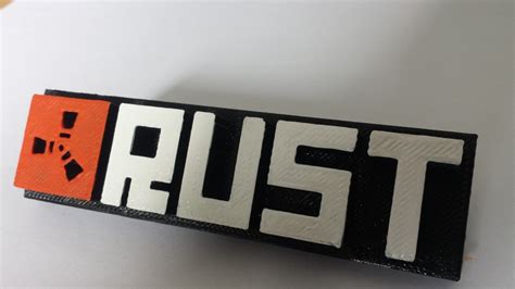 Rust Logo Game By Douwe Miedema Download Free Stl Model