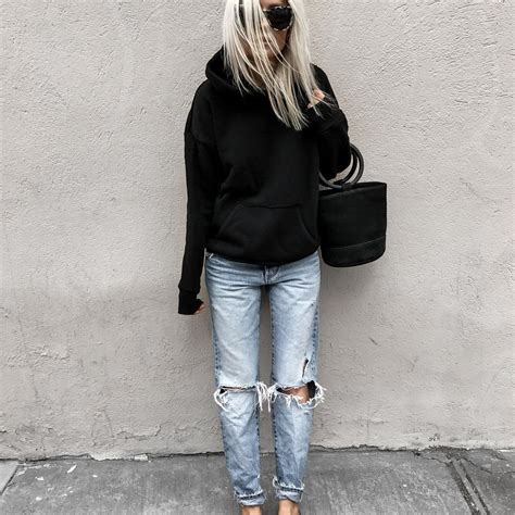 Cabana All Black Everything Black Hoodie Outfit Ideas Style A Black