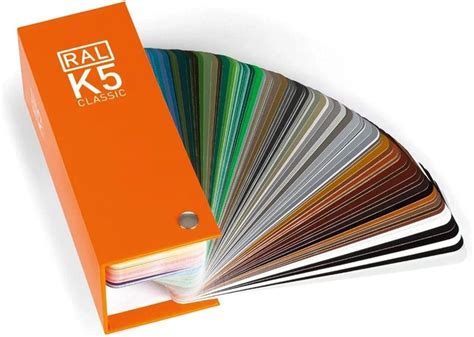 Ral K5 Colour Chart 216 Full Page Colour Swatches Semi Matt 8