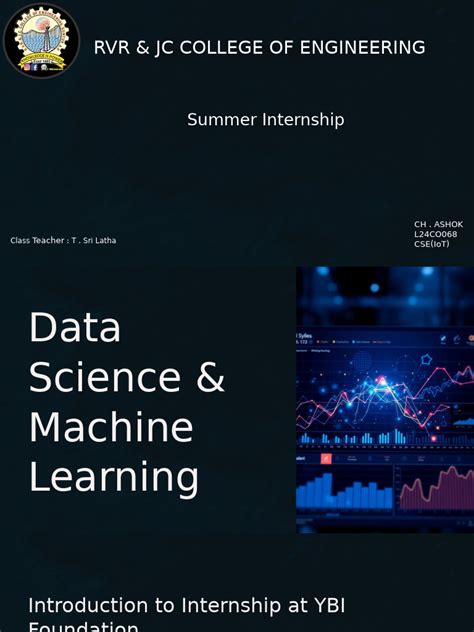 Data Science Internship Overview Pdf Applied Mathematics