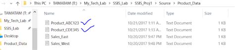 Ssis For Loop And Foreach Loop To Load Multiple Flat Files Data From