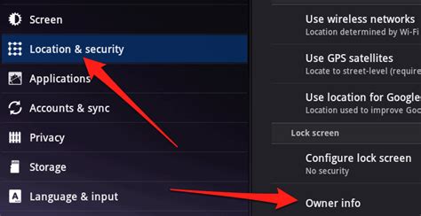 How To Put Your Owner Info On An Android Tablet Lock Screen Simple Help