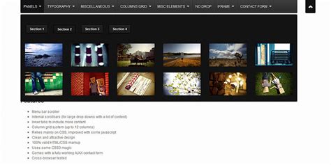 Horizontal Menu Collection Cool JQuery UI Bars