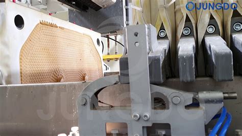 주식회사 정도 고효율 산업용 탈수기 필터프레스 케익탈리 시운전 Youtube