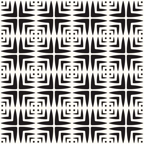 Vector Geometric Abstract Seamless Monochrome Pattern Texture Background 9649958 Vector Art At