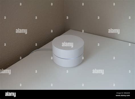 Orlando Fl Usa A Google Wifi Hub Creates A Mesh Network Throughout Your Home Stock Photo