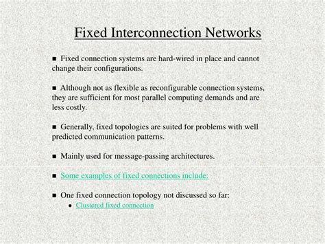 Ppt Interconnection Networks In Multiprocessor Systems Powerpoint