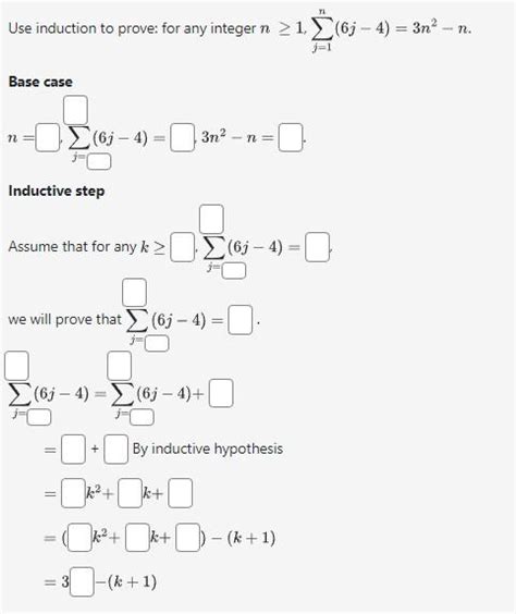 Solved Use Induction To Prove For Any Integer