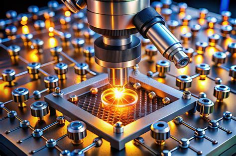Atomiclevel Imaging Unveiling The Secrets Of Surfaces With Scanning Probe Microscopes Stock