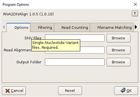 RNA2DNAlign Usage Next Gen Sequencing Tools From The Horvath Lab