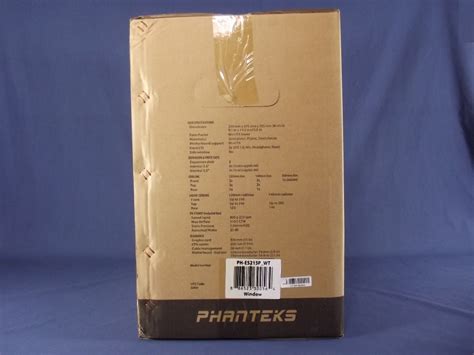 Phanteks Enthoo Evolv ITX Case Review Introduction Packaging