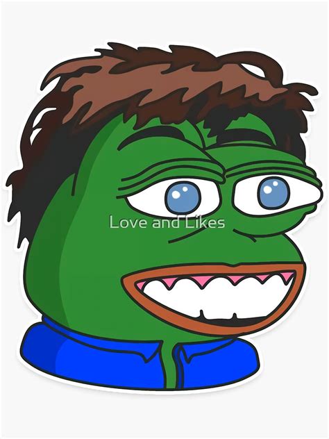Pepe The Frog Is Nerd Sticker For Sale By Printswithlikes Redbubble