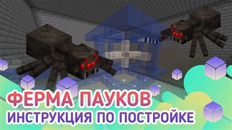 Ферма опыта ферма обычных пауков в майнкрафте Youtube