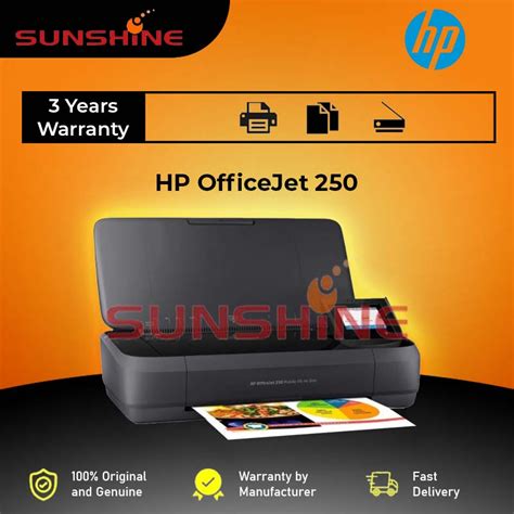 Hp Officejet Mobile All In One Printer Shopee Malaysia