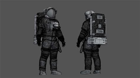 Emu Nasa Space Suit 3d Model By Albin