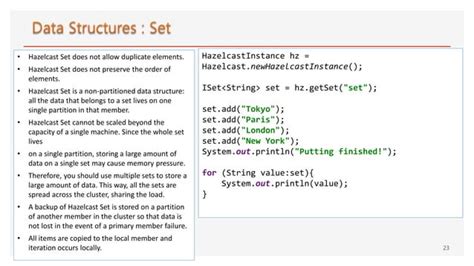 Support Distributed Computing And Caching Avec Hazelcast Ppt
