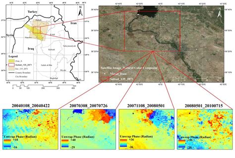 Four Examples Of Differential Interferograms Indicate Temporal Download Scientific Diagram