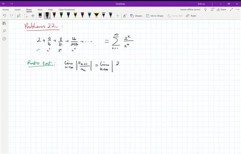 solved the ratio and root tests use the ratio test or the root test to