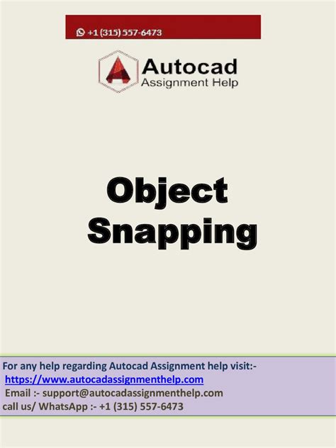 object snapping autocad sample autocad assignment help medium