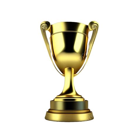 현실적인 황금 트로피 3d 고립 된 이미지 투명 배경 트로피 챔피언 성취 Png 일러스트 및 Psd 이미지 무료 다운로드