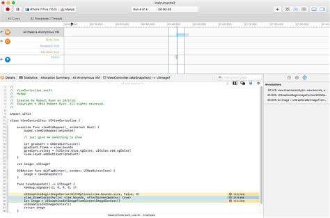 Ios Instrumentation How To Interpret Memory Allocations Template
