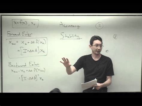 Free Video Numerical Solutions To ODEs Forward And Backward Euler