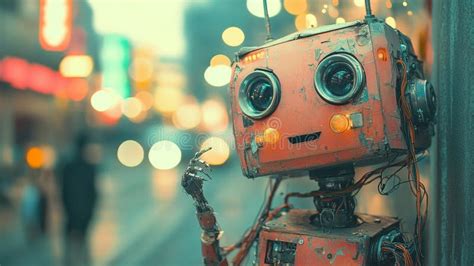 A Vintage Robot Suddenly Sparks And Breaks Down Exposing Its Internal Workings And Circuit