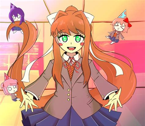 Chibi Yuri Halloween Costume Doing Monika Next Rddlc