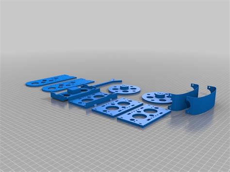 Бесплатный Stl файл Balancing Robot B Robot A Remotely Controlled Open