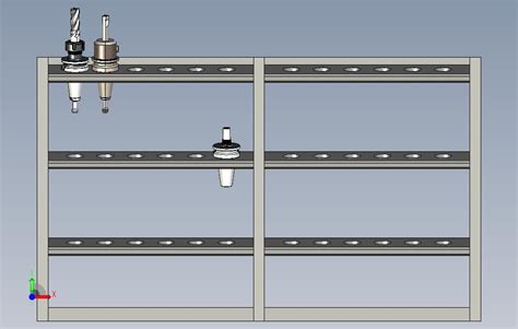 Cnc刀柄存储 模型图纸免费下载 懒石网