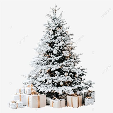 눈과 선물로 장식된 크리스마스 트리 크리스마스 트리 눈 선물 Png 일러스트 및 이미지 에 대한 무료 다운로드 Pngtree